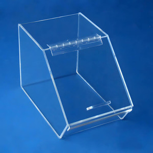 Clear Acrylic Food Bin with Lid - Countertop Organizer