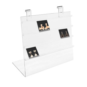 Gridwall Acrylic Earring Card Display Stand – 13x14.5"