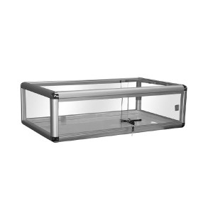 Lockable 30” Glass Countertop Case for Retail Displays