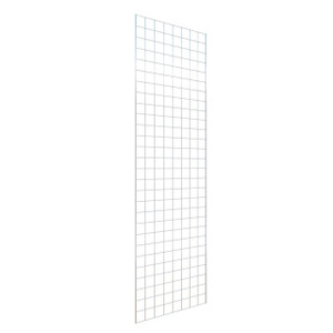 Chrome 2' x 7' Grid Panels – Versatile Wire Gridwall Display