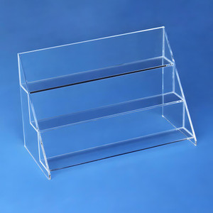 15"W Reversible 3-Tier Acrylic Counter Display for Retail