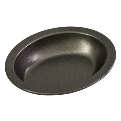 Individual Oval Pie Dish, 13.5 x 10 x 3cm - Non-stick - Bakemaster ...
