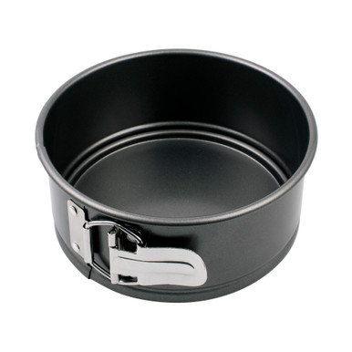 Springform Round Cake Pan 15 x 6cm 6 Non stick Carbon Steel Bakemaster Australia