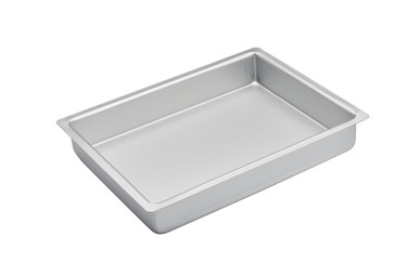 Silver Anodised Lamington Pan 30 x 23x5cm - Bakemaster Australia