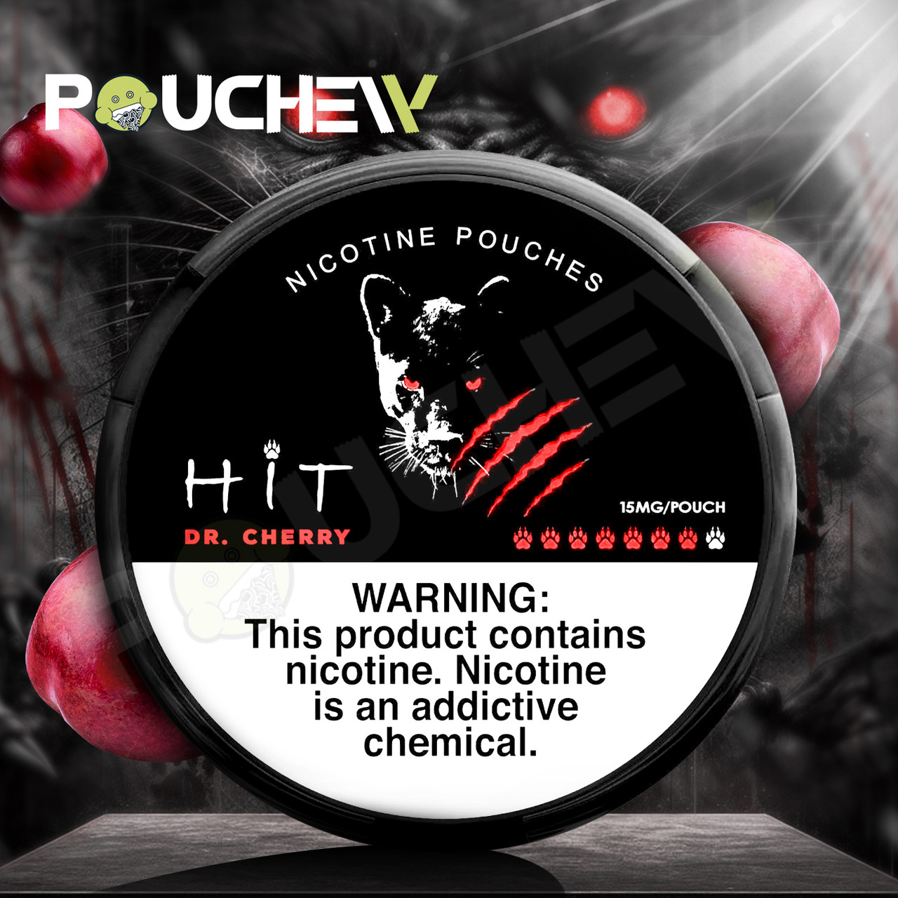 Hit Nicotine Pouches - 15mg Dr.Cherry