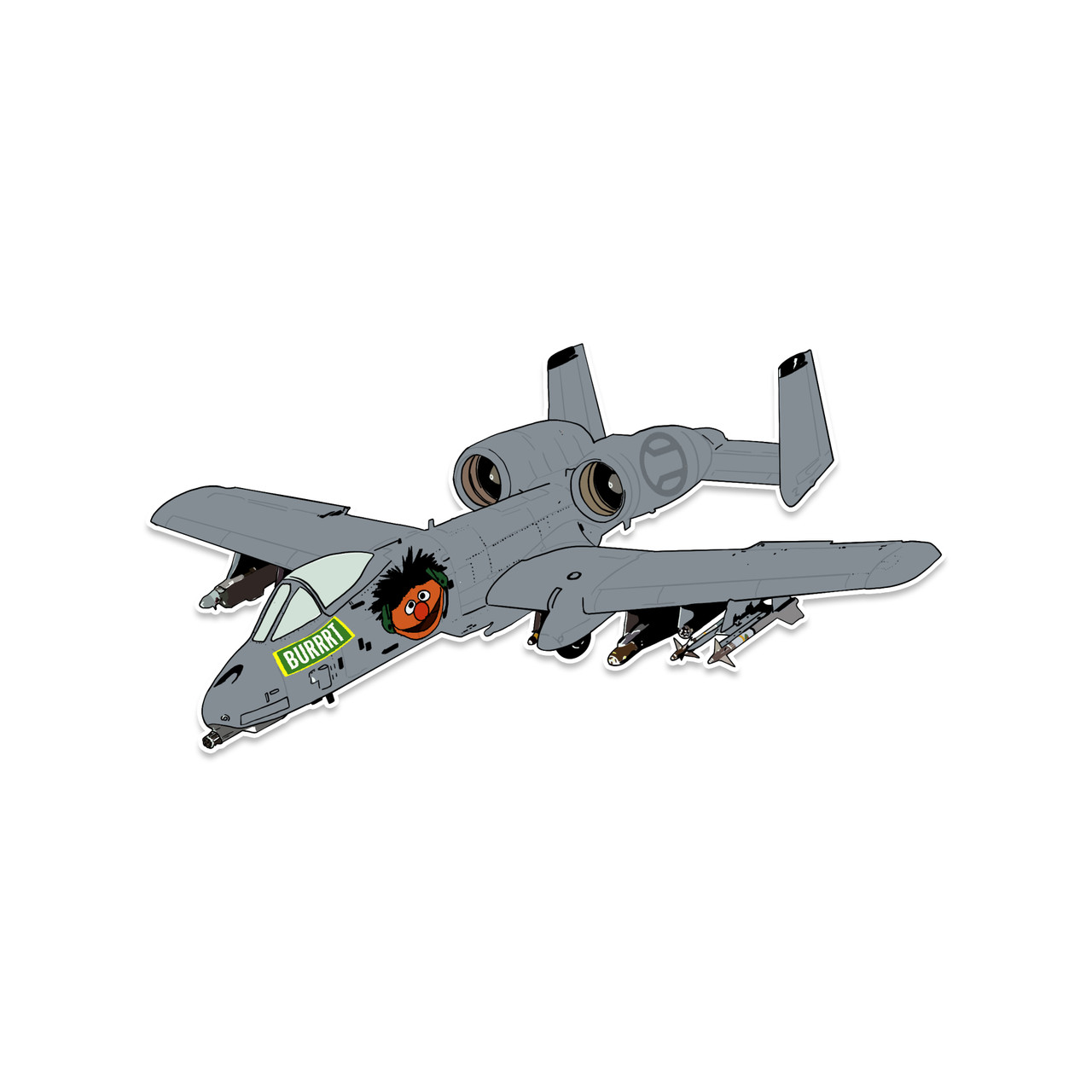 Brrrt & Ernie Sticker