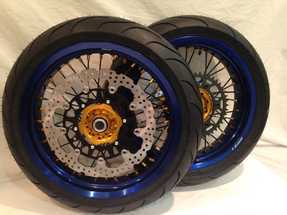 Warp 9 KTM 690 Enduro Supermoto Conversion | Custom Moto Wheels