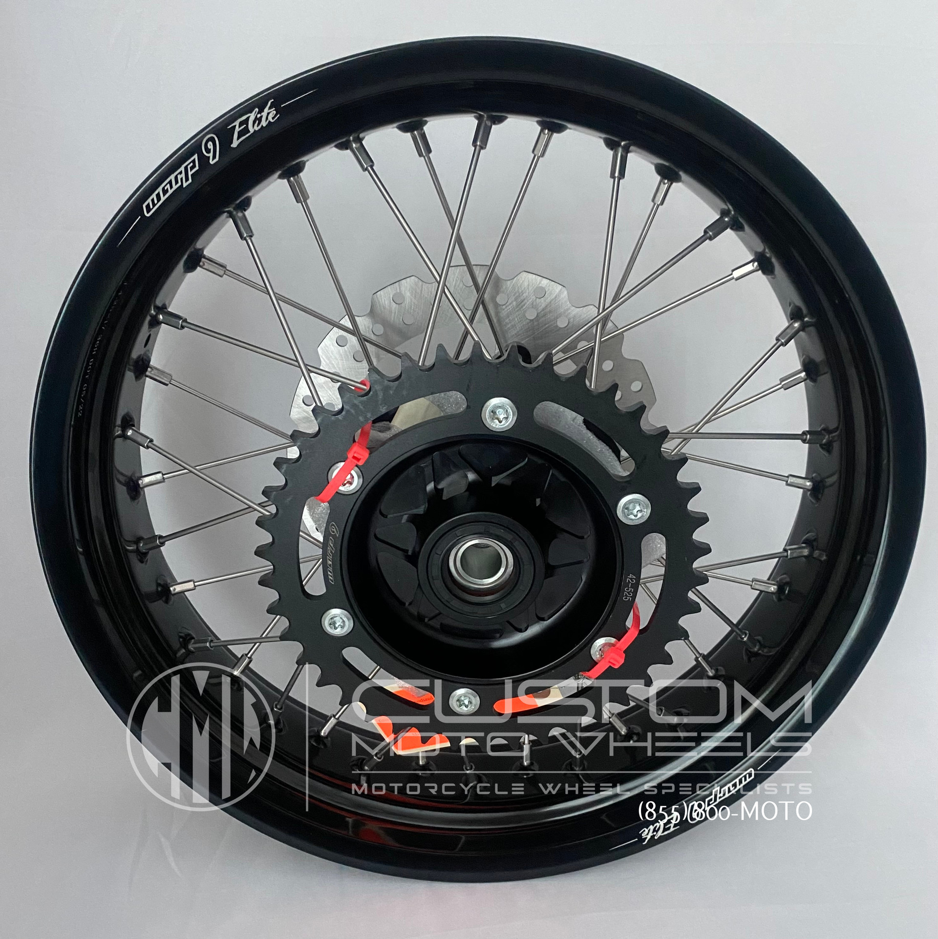 Warp 9 DR650 Rear Supermoto Wheel | Custom Moto Wheels