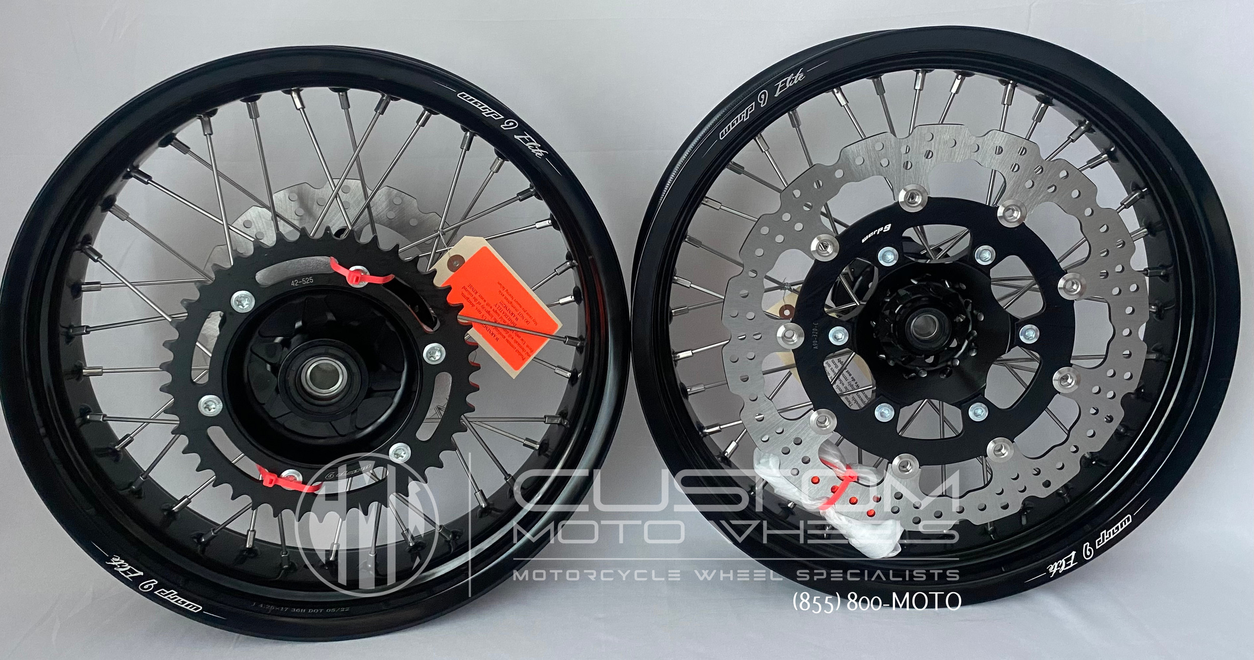 Warp 9 Supermoto Wheels DR650 Ready to Ship! | Custom Moto Wheels