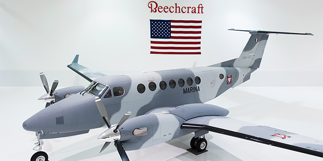 Mexican Navy Receives the First of Four Beechcraft King Air 350ER ...