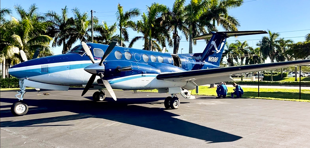 A Vital Service: NOAA King Air 350CER Maps Hurricane Ian Damage ...