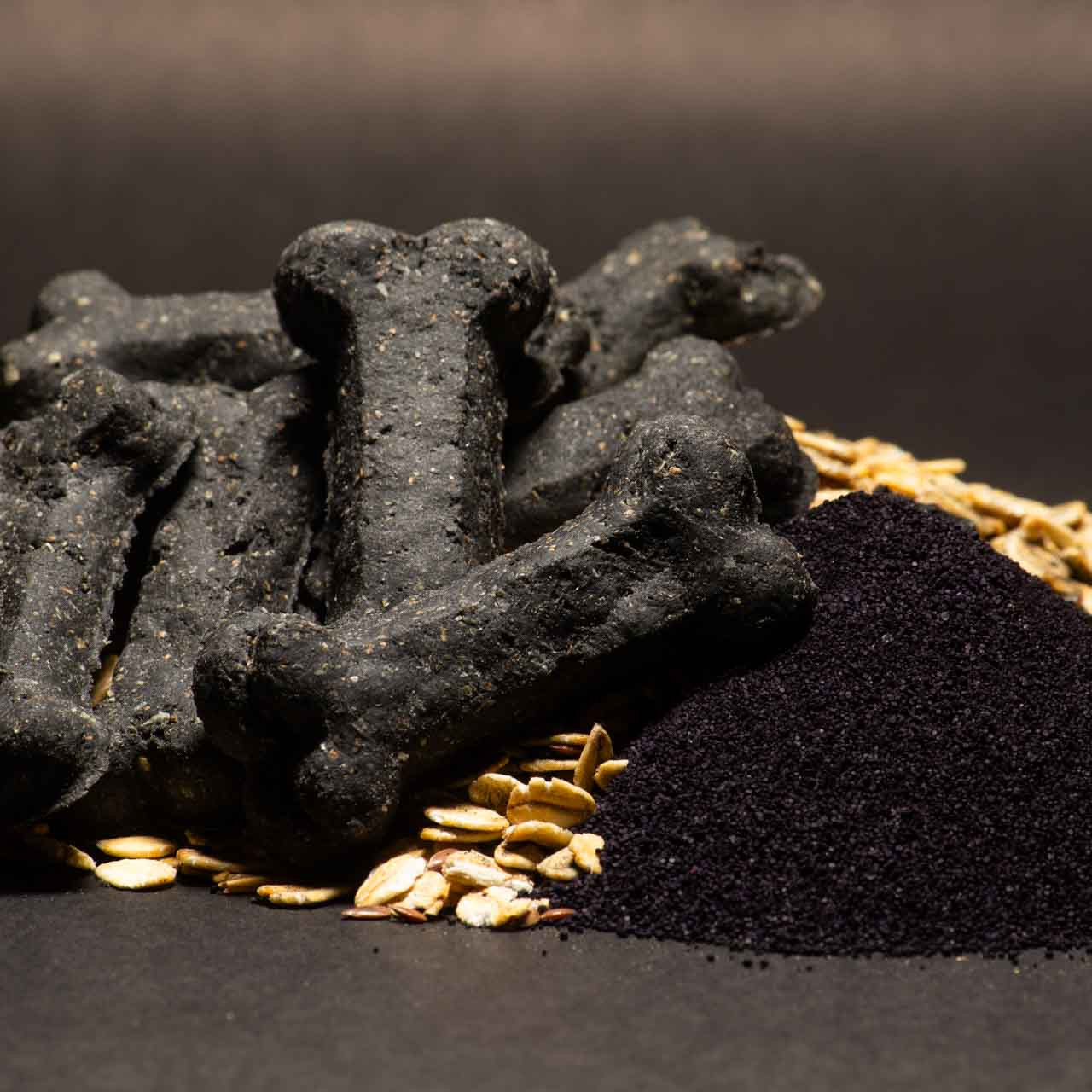 Charcoal & Oatmeal Gourmet Dog Biscuits