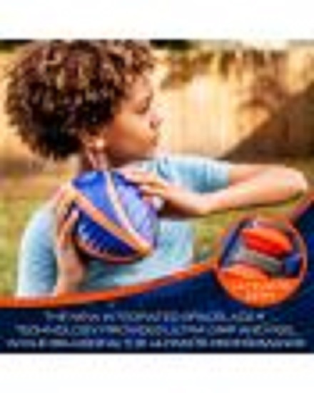 NERF Spiral Grip Mini Football Blue Orange