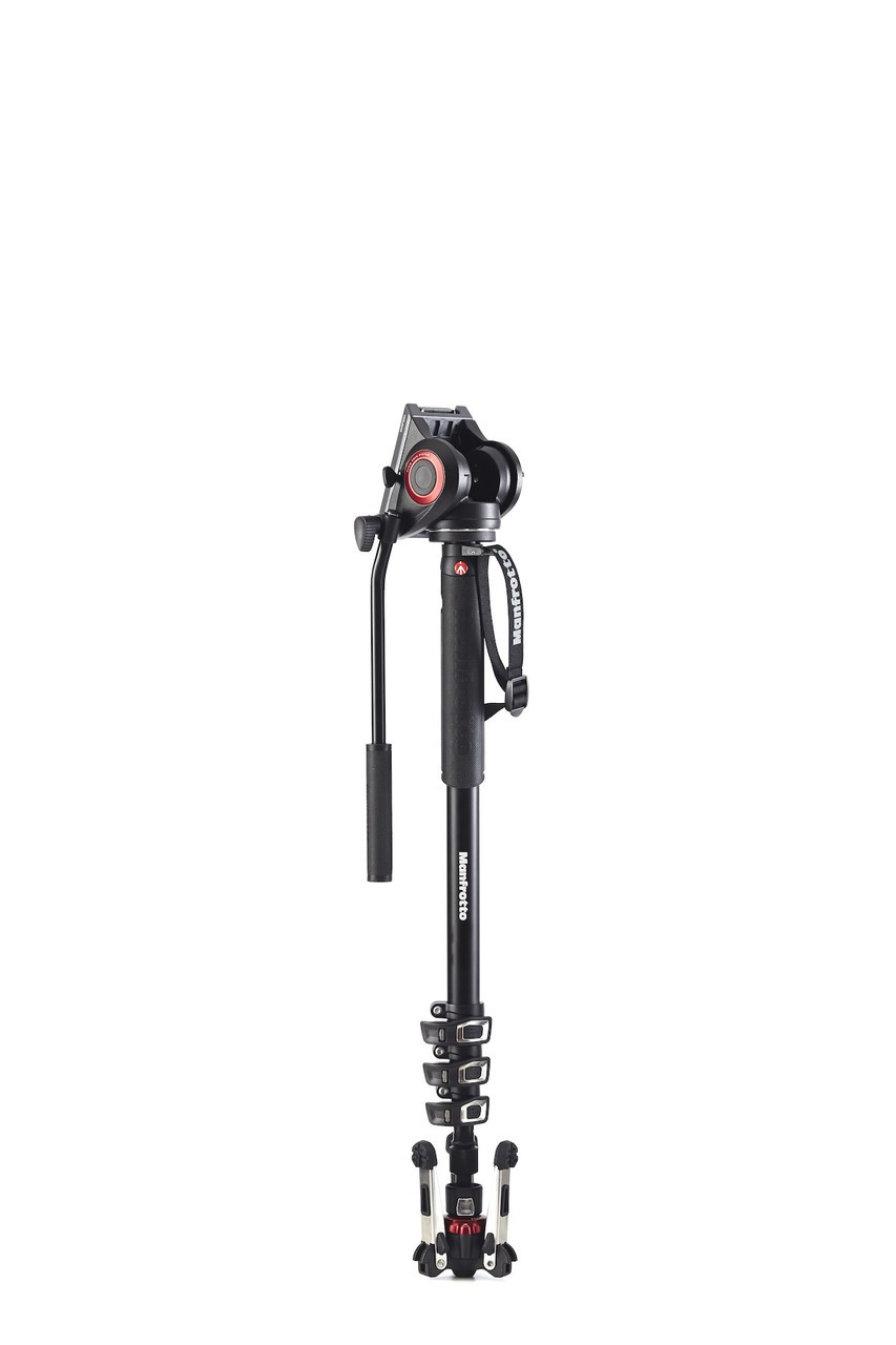 Manfrotto Mvmxpro500 Fluid Video Head Monopod With Fluidtech Base