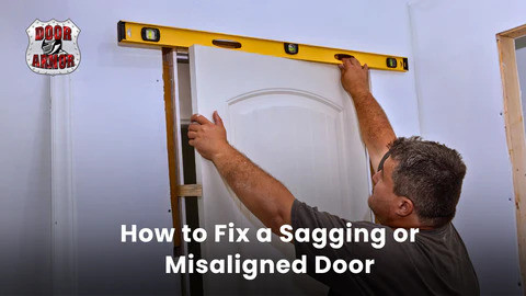 Causes of Door Sagging and Misalignment and How to Fix It - Armor Concepts