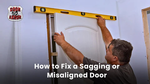Causes of Door Sagging and Misalignment and How to Fix It - Armor Concepts