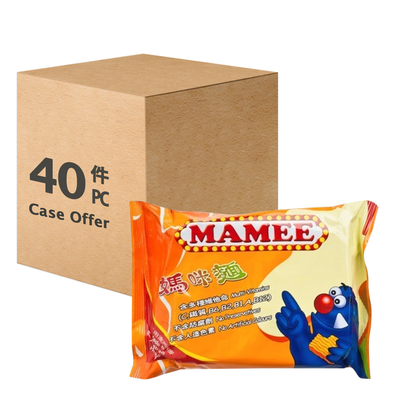 MAMEE Snack Noodles | 媽咪麵 60g【Case 40pcs】 (原箱發送，獨立免運費) - MikoPlace U.S ...