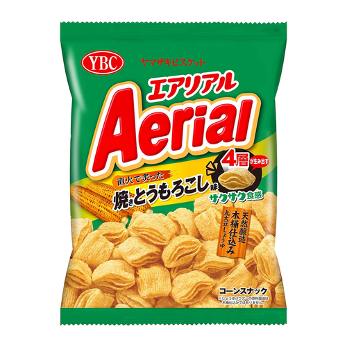 YBC AERIAL Grilled Corn Crisps | 四層脆片 燒粟米味 65g - MikoPlace U.S. 港日韓-零食藥妝生活百貨