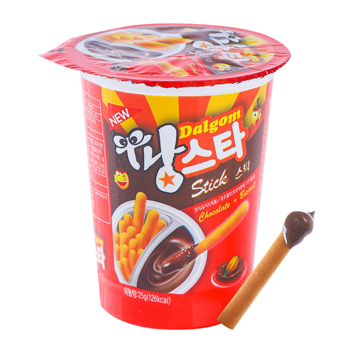 Sweet Joy chocolate Biscuit Stick 韓國欣欣杯 朱古力手指餅 25g
