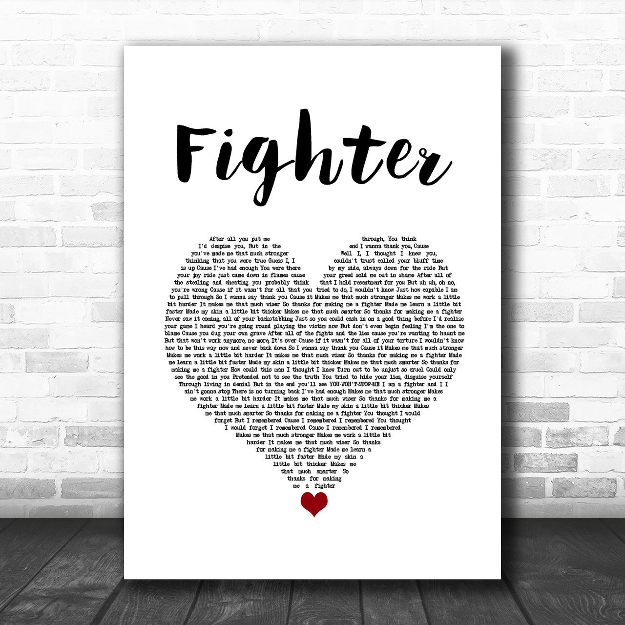Christina Aguilera Fighter Lyrics