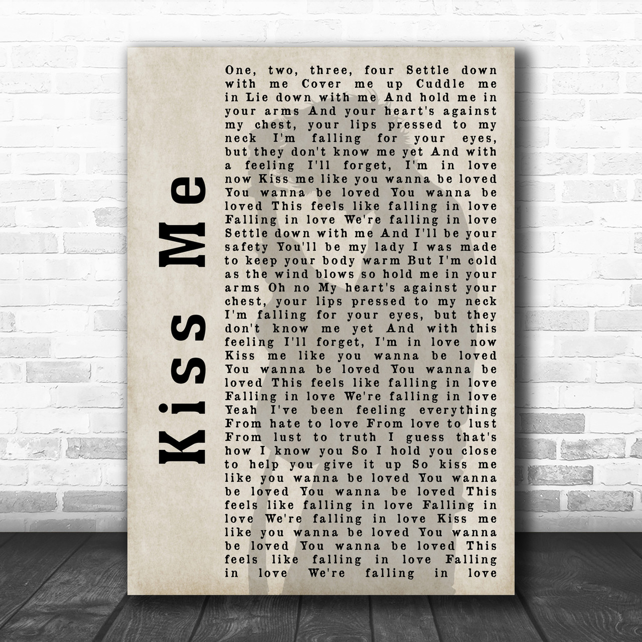 Lyric Drawings Ed Sheeran Kiss Me