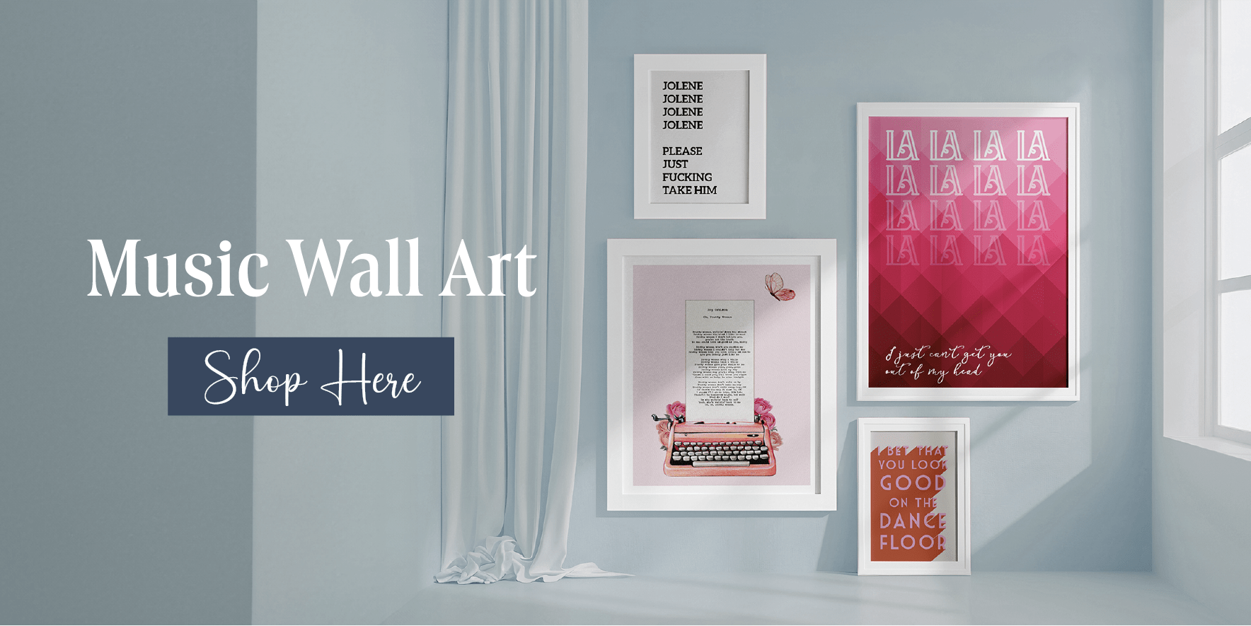 Music Wall Art - Song Lyric Designs