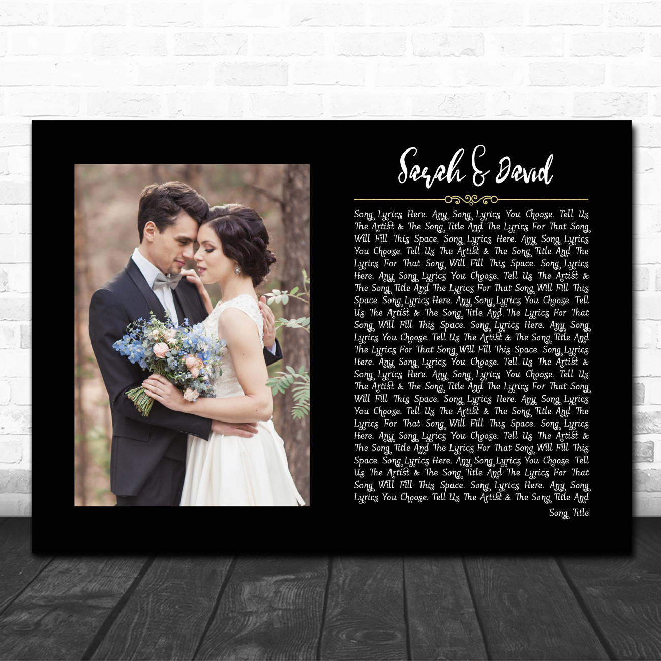 Photo & Lyric Prints | Song Lyric Designs