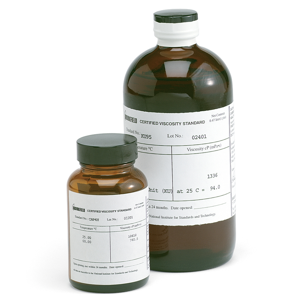 Viscosity Standards | Viscometer and Rheometer Accessories | Ametek ...