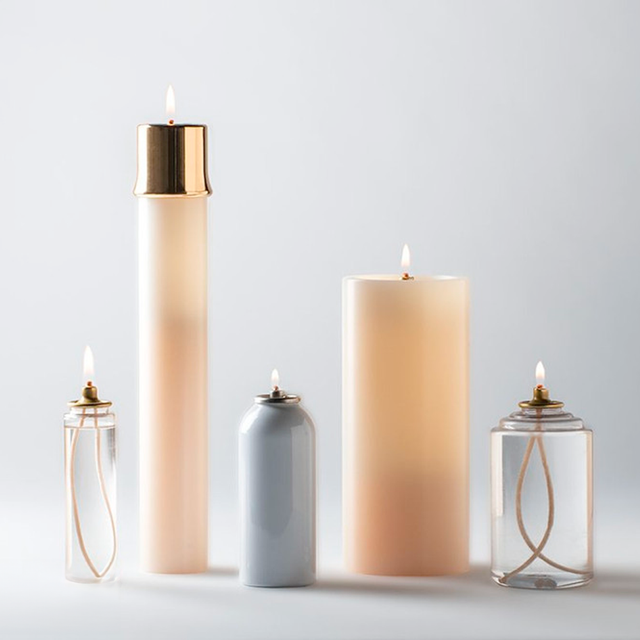 Lux Mundi Altar Candle Shell - 3-1/2" Diameter - Cathedral Candle ...