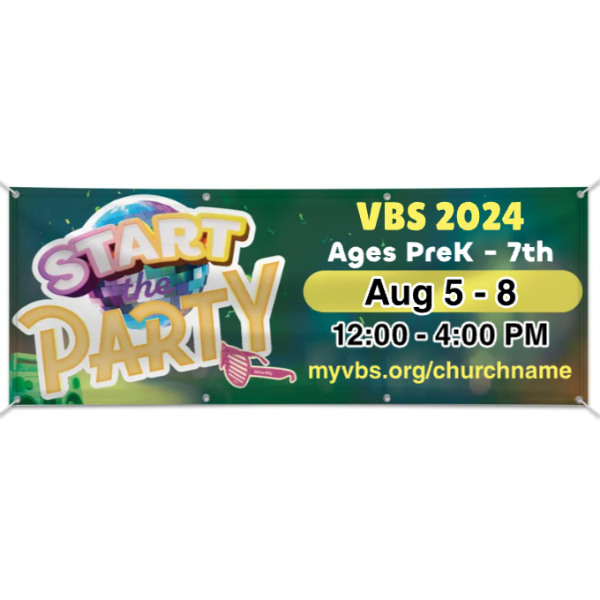 Template VBS Banner: Easy Custom Outdoor Vinyl Banner - Personalize in ...