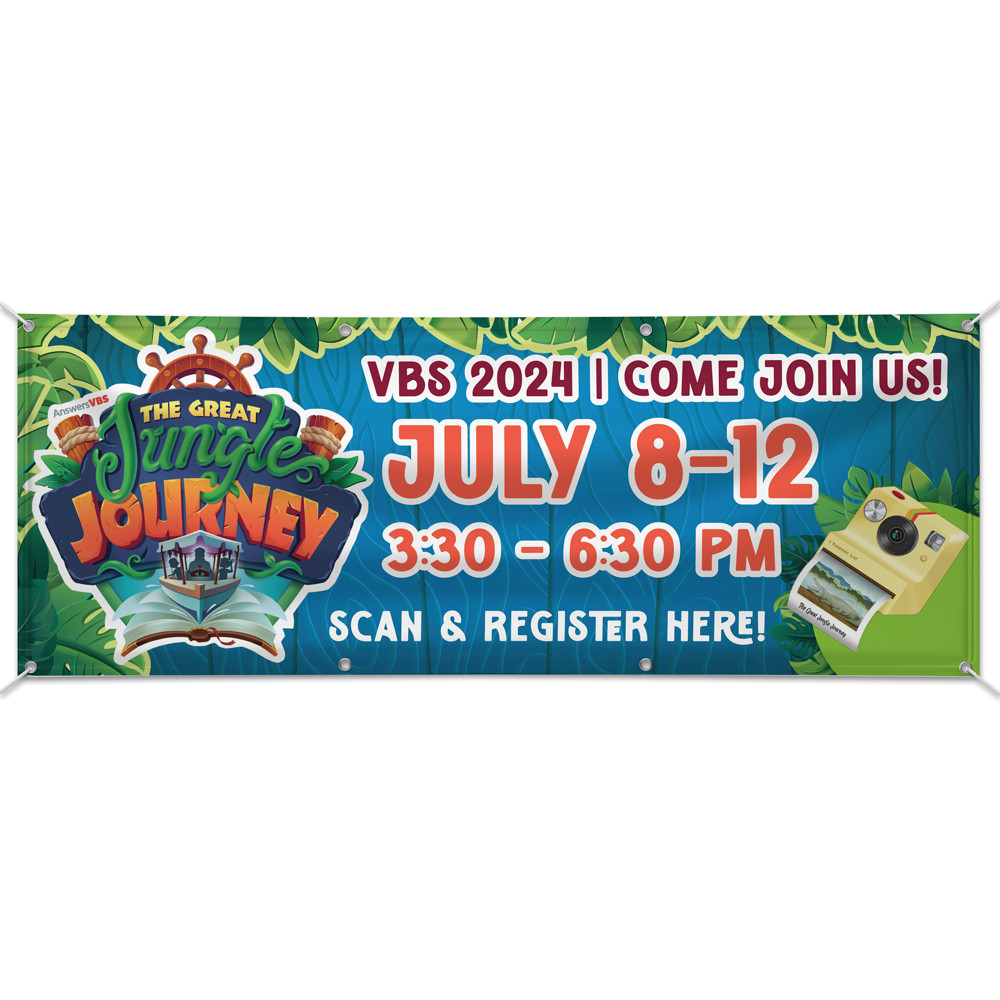 VBS Banner: Easy Custom Outdoor Vinyl Banner - Personalize in Real Time ...