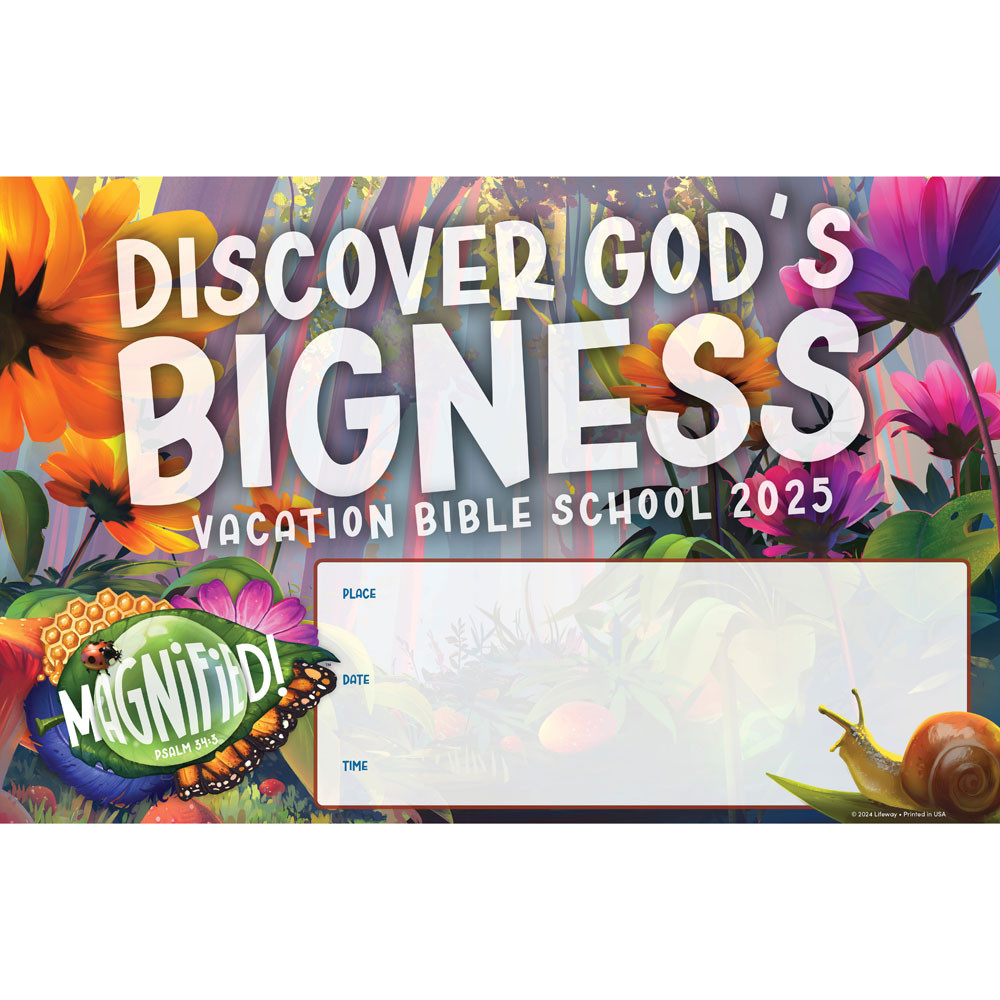 Window Signs Pkg. 5 - Magnified! VBS 2025 by Lifeway - Concordia Supply