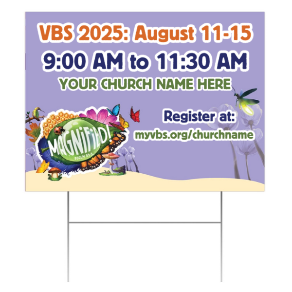 Easy Custom Outdoor Yard Sign - Personalize in Real Time - Magnified ...