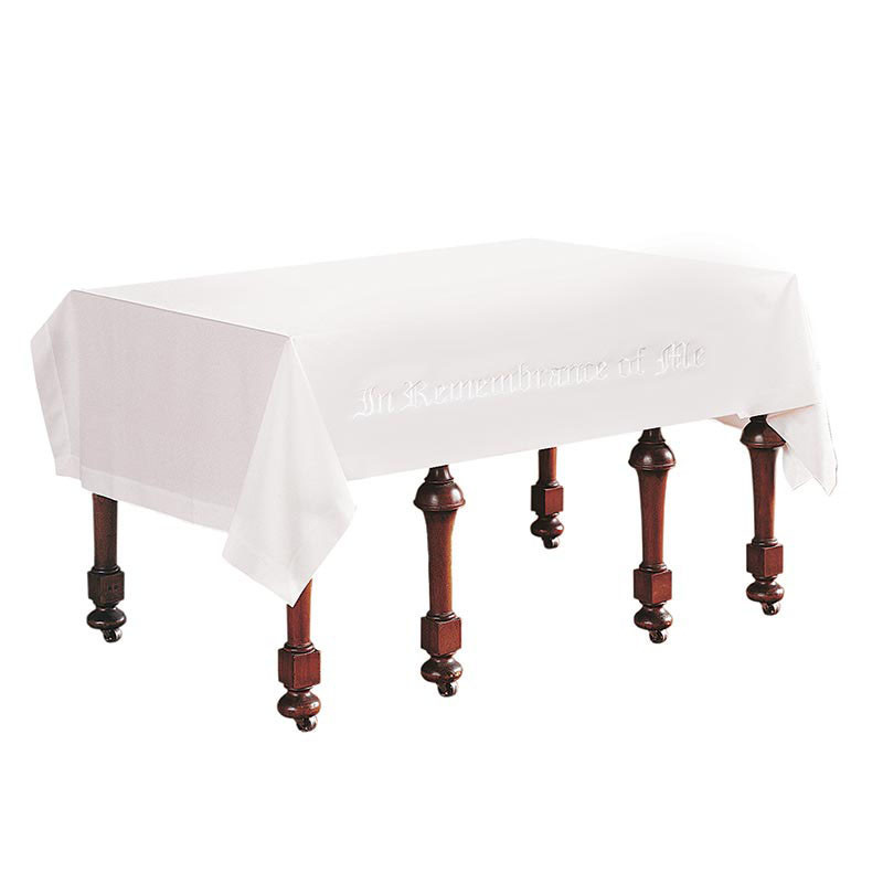 In Remembrance of Me Communion Table Cloth - Concordia Supply