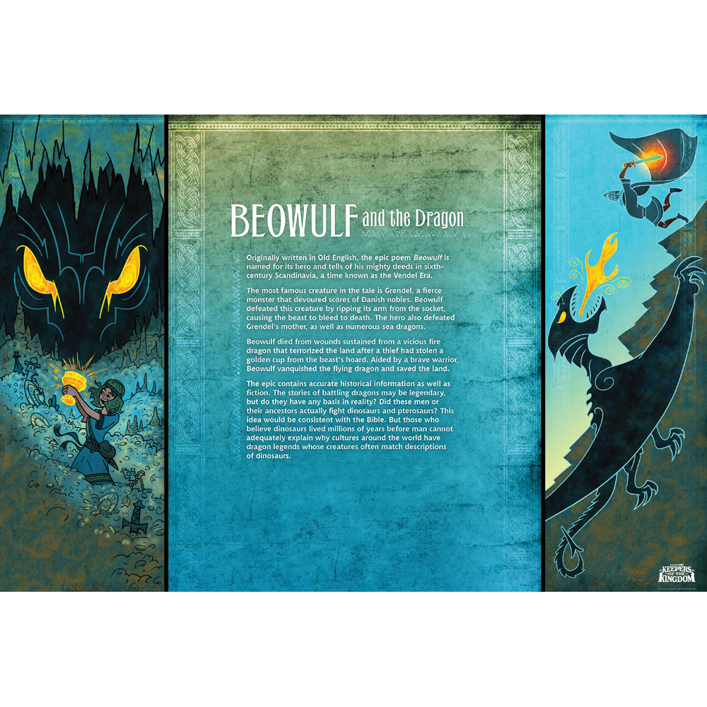 Scene Setter - Dragon Legends - Set of 5 Panels - Keepers of the ...