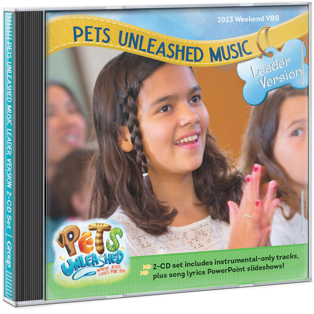 Music & More Leader Version 2 CD Set - Pets Unleashed Weekend VBS 2023