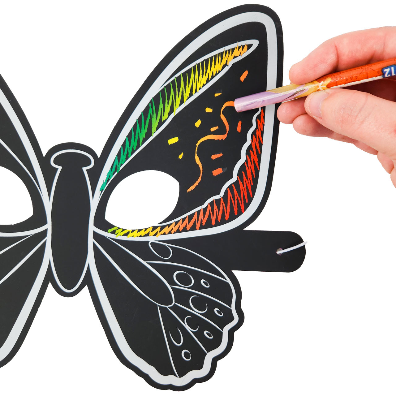 Scratch Art Mask Set (Pack of 10) - Jungle Journey Answers VBS 2024 ...