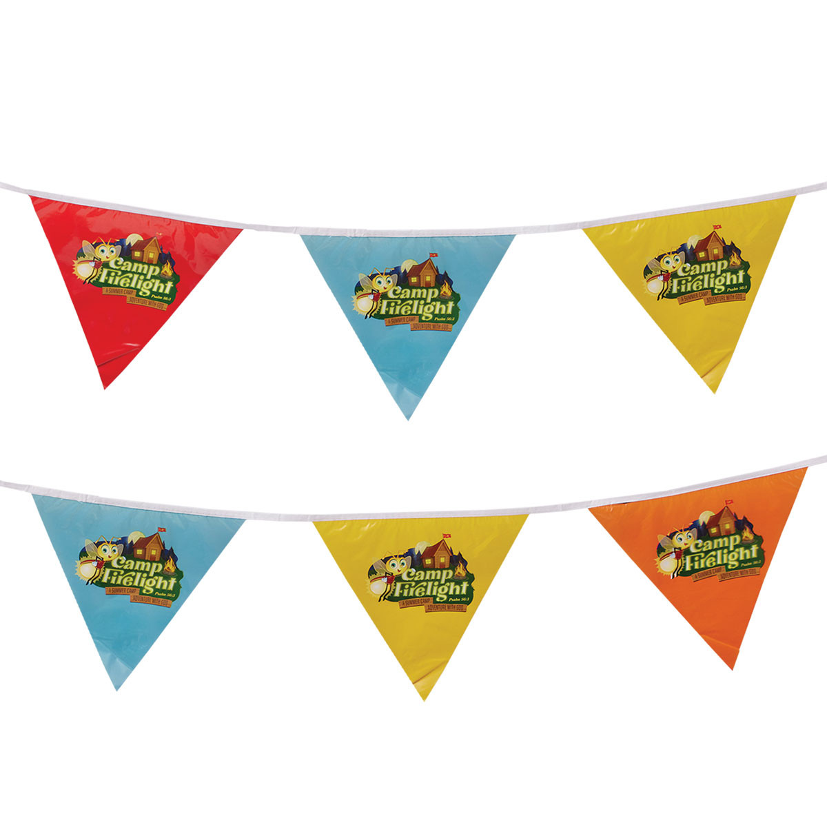 Logo String Flags - Camp Firelight VBS 2025 by Cokesbury - Concordia Supply
