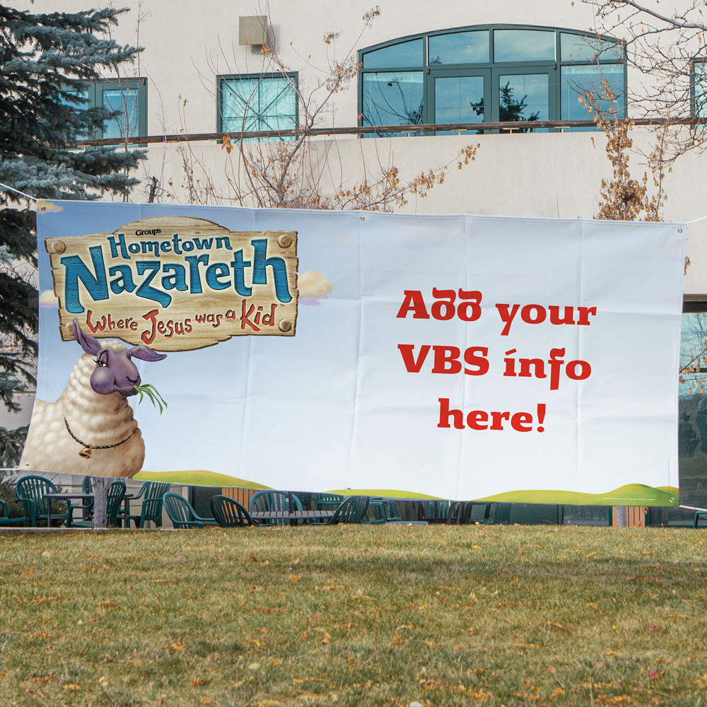 Giant Outdoor Banner - Hometown Nazareth VBS 2024 by Group - Concordia ...