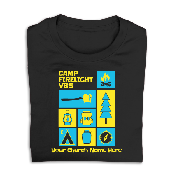 Easy Custom VBS T-Shirt - Two Color Design - Camp Firelight VBS ...