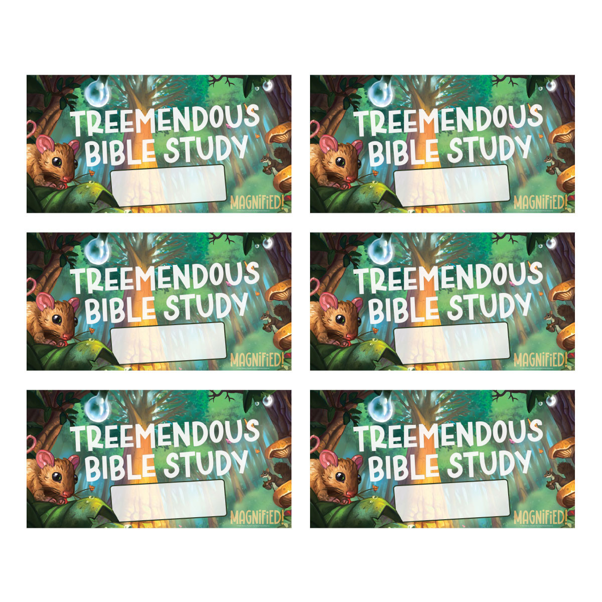 Bible Study Location Signs (Pack of 6) - 12 in. x 23 in. - Magnified ...