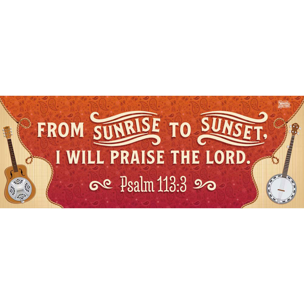 Theme Verse Banner - Scene Setter - Two-sided for Vertical/Horizontal ...