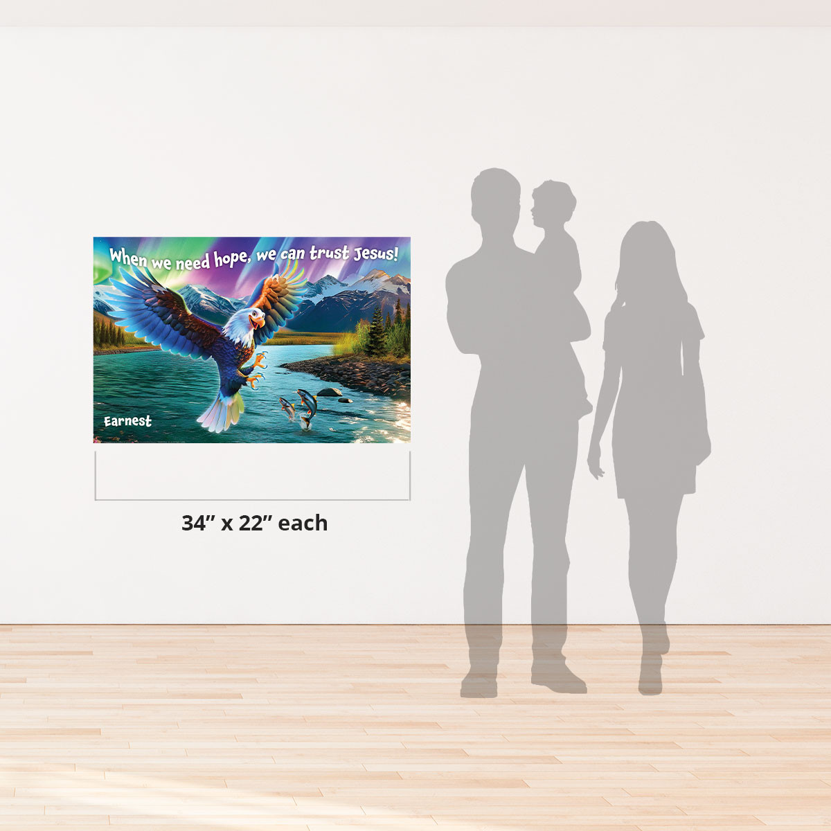 True North Bible Point Posters (set of 6) (22" x 34") - Needed for Sing ...