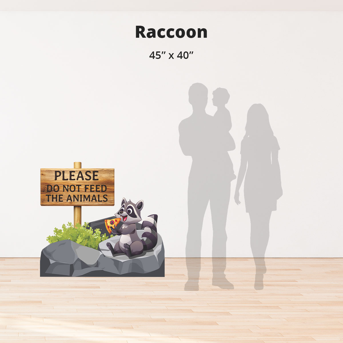Raccoon - Easy Scene Pop-Up Giant VBS Display - (45 in x 40 in) - VBS ...