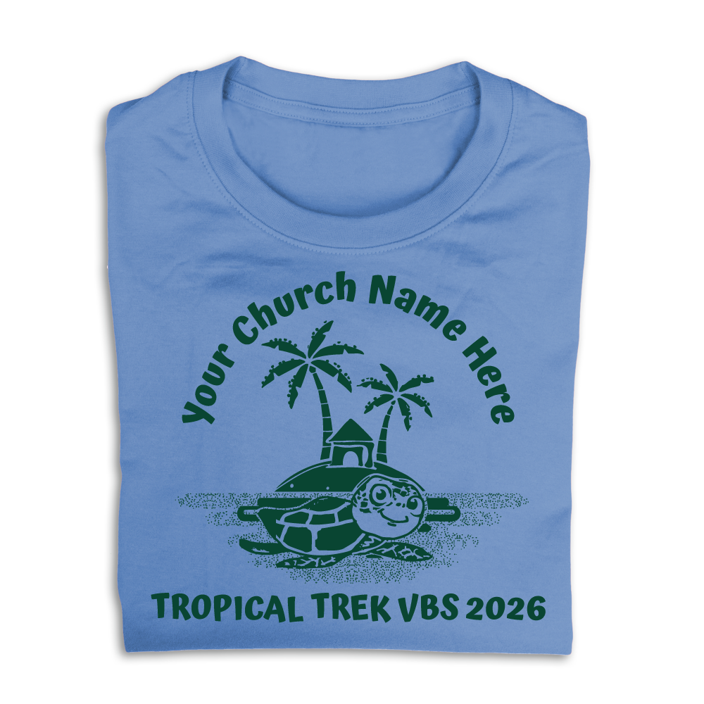 Easy Custom VBS T-Shirt - One Color Design - Tropical Trek VBS ...