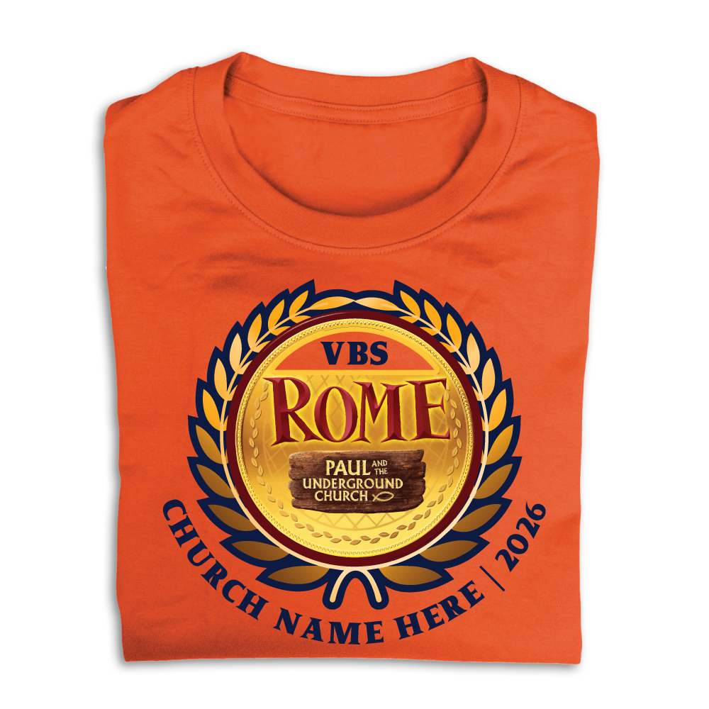 Easy Custom VBS T-Shirt - Full Color Design - Rome VBS - VROMFC04 ...