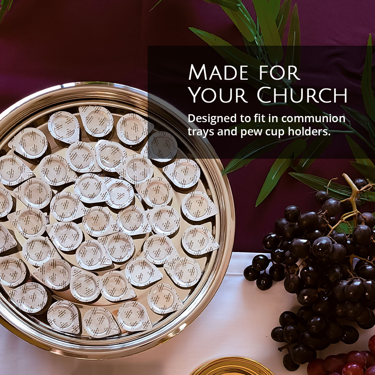 TrueVine Cup - Prefilled Communion Cups - Wheat Wafer & Juice Sets (Box ...