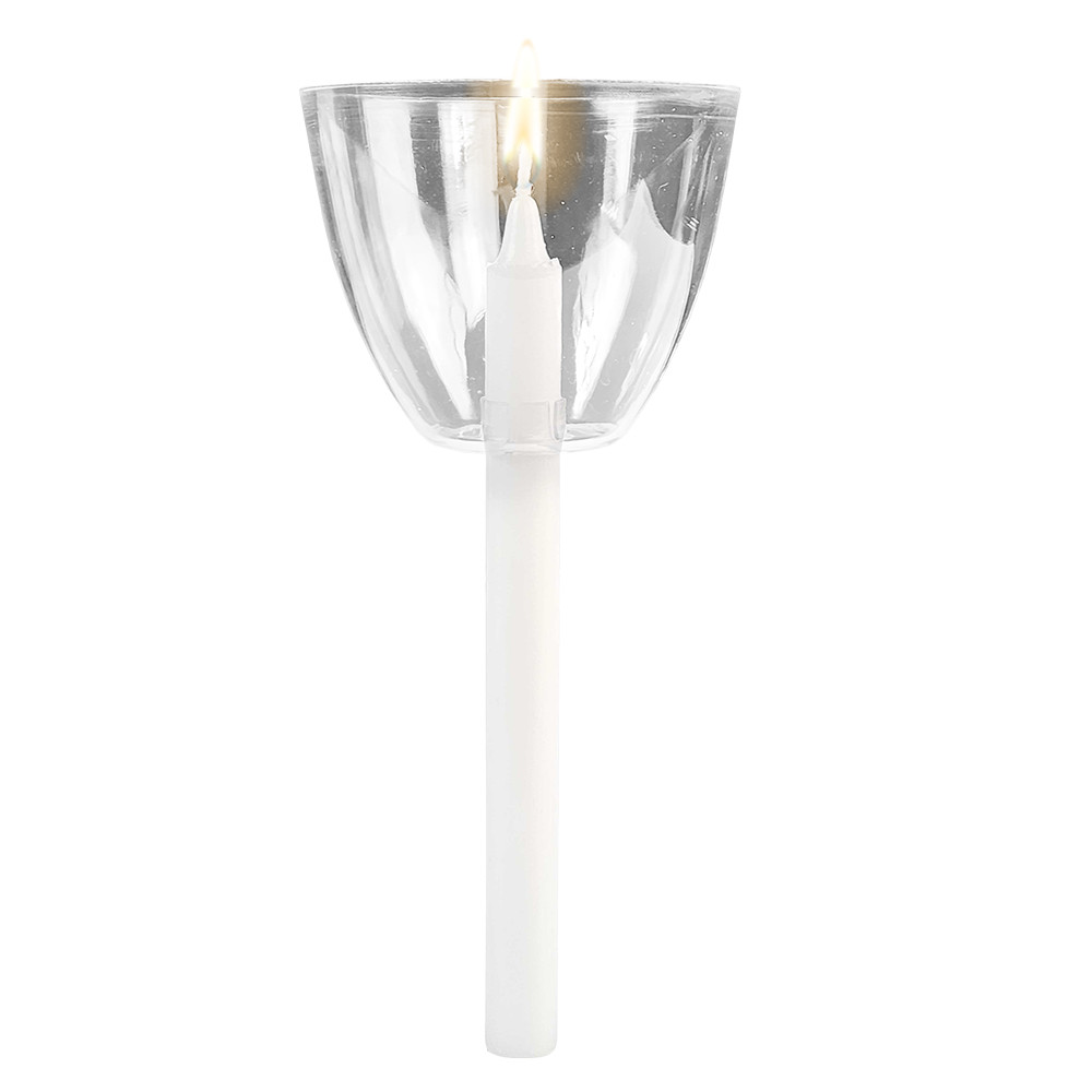 Clear Shield Drip Protectors (Pack of 1,000) use with candlelight ...