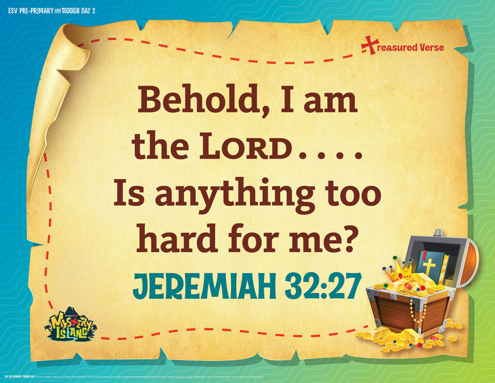 Memory Verse Posters: Pre-Primary/Toddler (set of 6) - Mystery Island ...