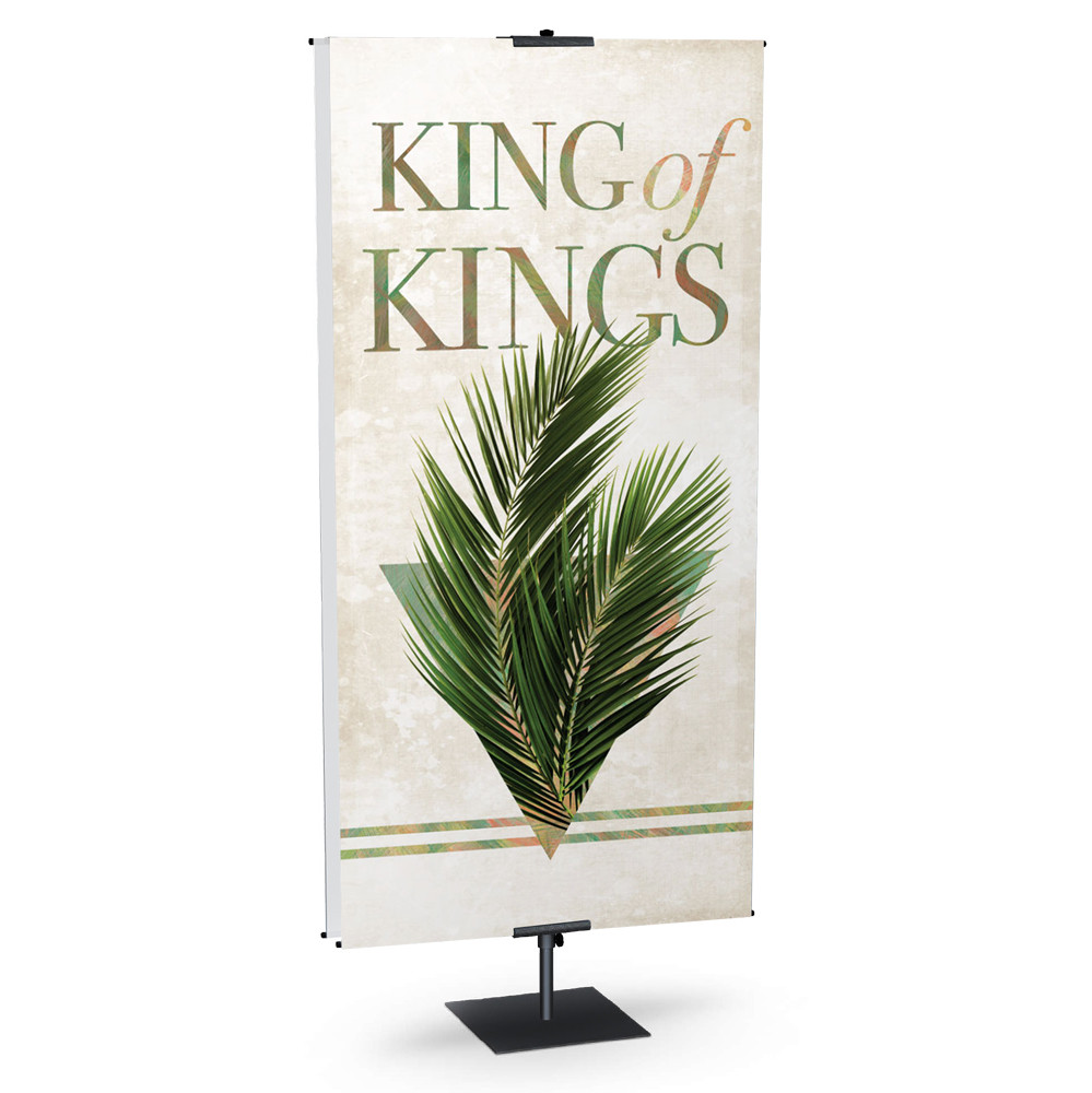 Church Banner - Ivory Easter - King of Kings